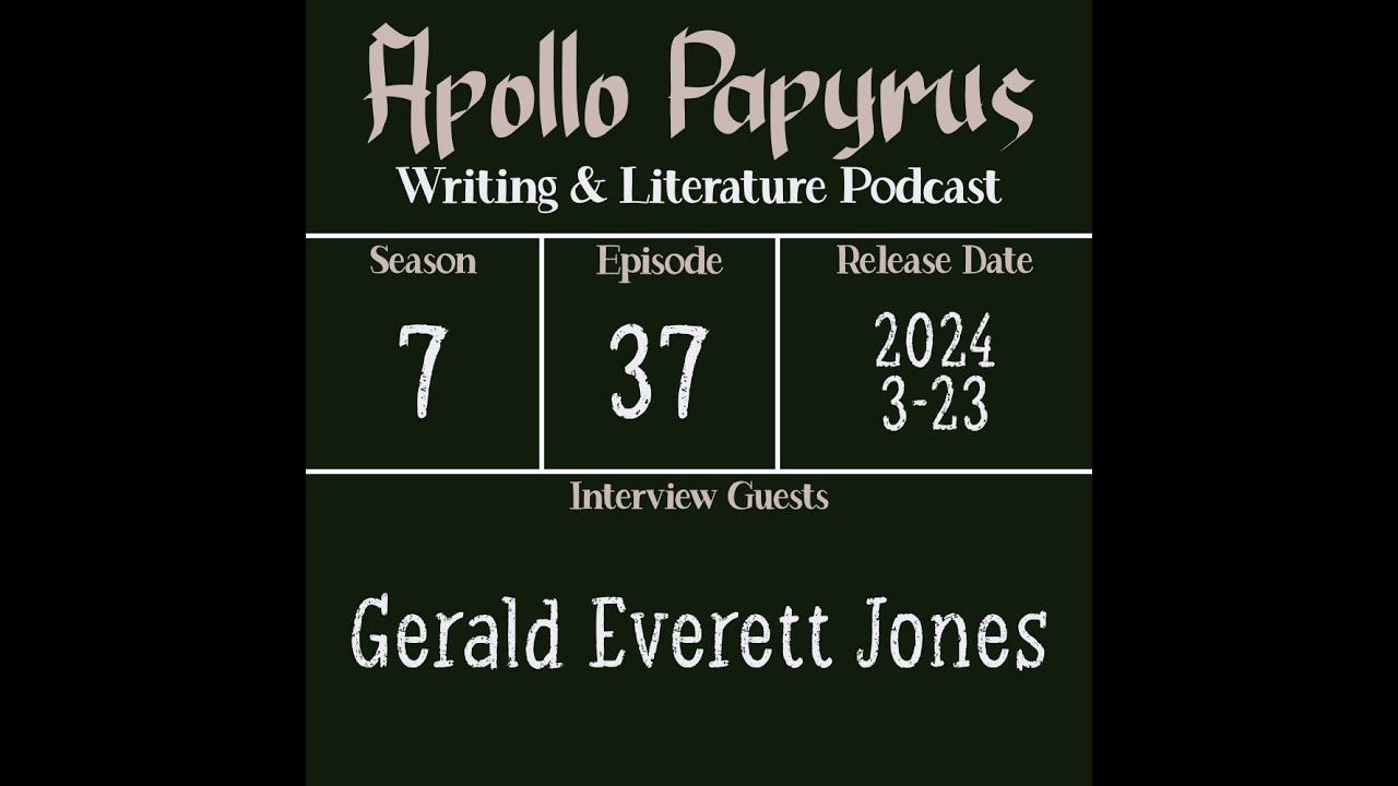 Fiction Writing, Substack Writing, and Data Visualization with Gerald Everett Jones - YouTube