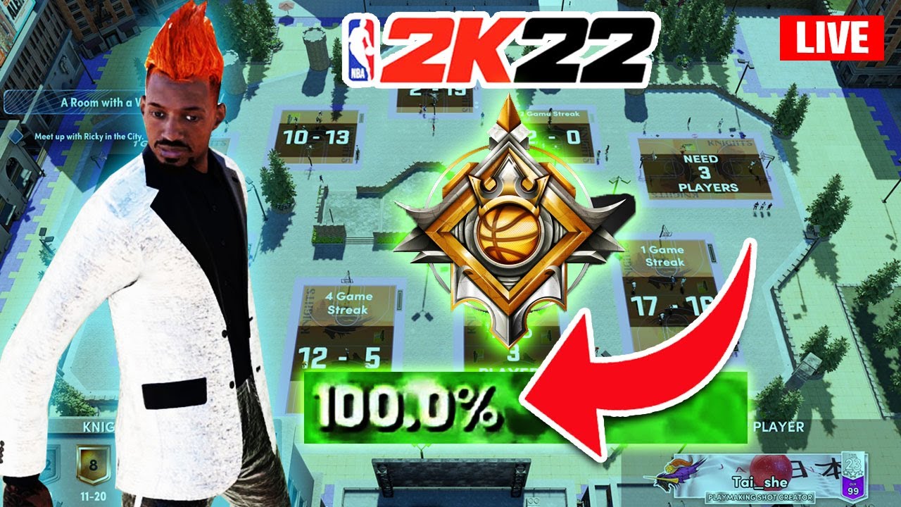 FIRST LEGEND ON NBA 2K22! BEST BUILD IN NBA 2K22! - YouTube