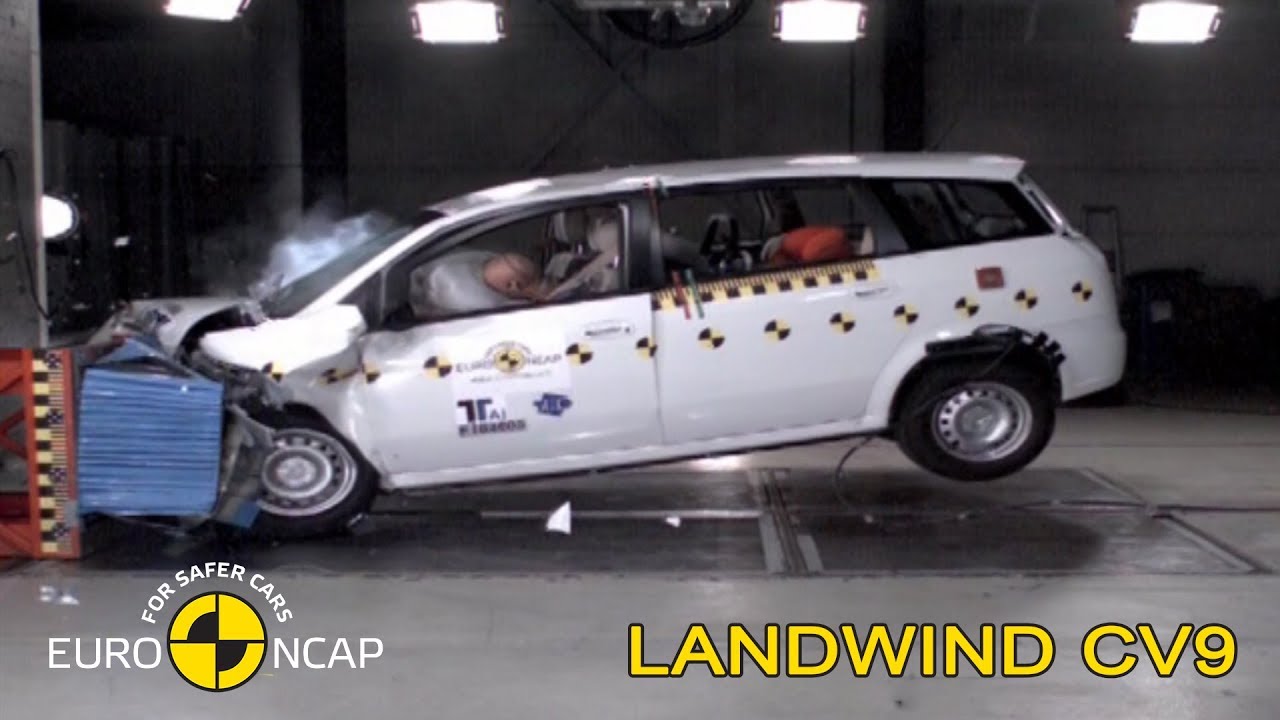 Landwind CV9 Crash Test Euro NCAP | 2010 Ratings - YouTube