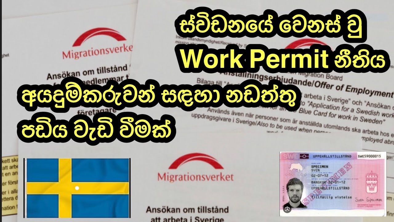 ස්විඩනයේ Work Permit නීතිය වෙනස් වෙයි Sweden work permit RULE changed ...