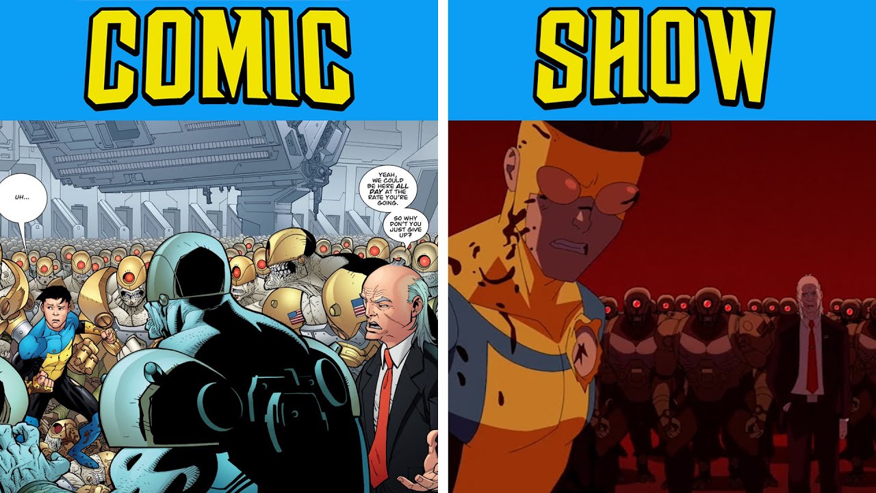 Invincible Season 3 Episode 2 - Comic vs. TV Show #invincible #comics # ...