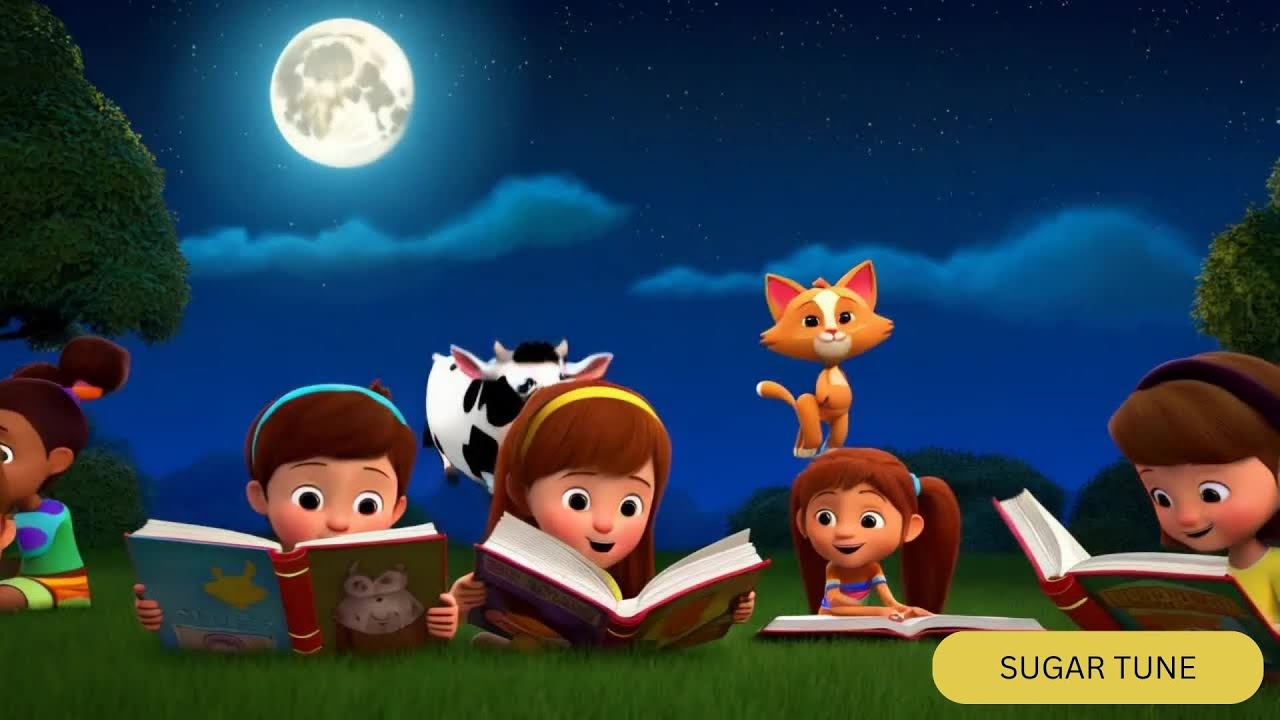 童趣旋律：滴答世界的魔法 Hey Diddle Diddle Mandarin 快乐童谣 星光下的歌谣 想象力启发 家庭互动 轻快旋律 儿童 ...