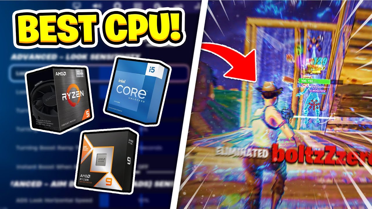 The BEST Gaming CPU For Fortnite! (240+ FPS!) - YouTube