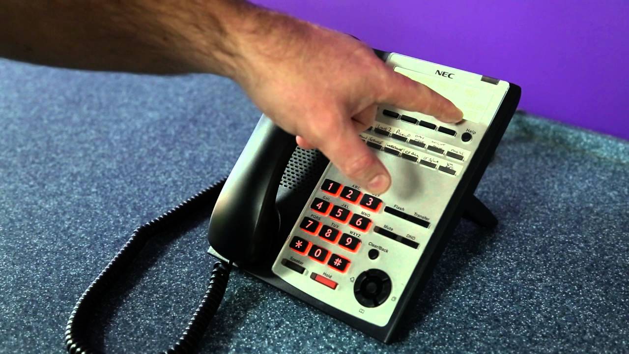NEC Handset Introduction - Telesis Tutorials - YouTube
