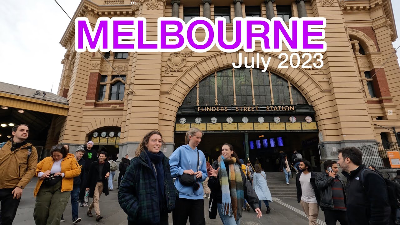 Melbourne City Streets in July 2023 Australia - YouTube