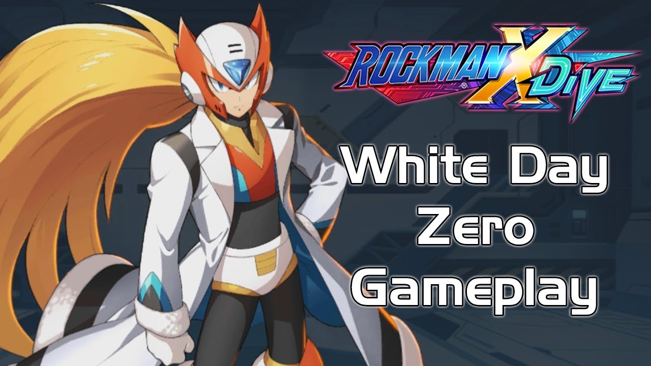 Mega Man X DiVE - White Day Zero + Event Stage Gameplay ("Doctor Zero ...