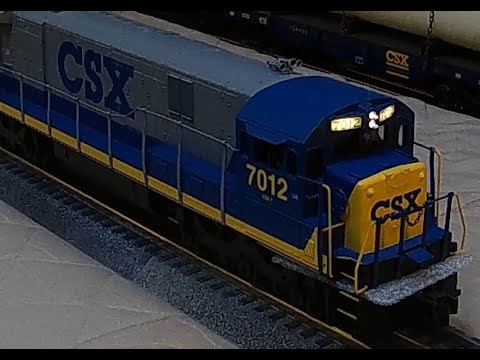 MTH Railking O Scale C30-7 CSX Locomotive with ProtoSound 3 - YouTube