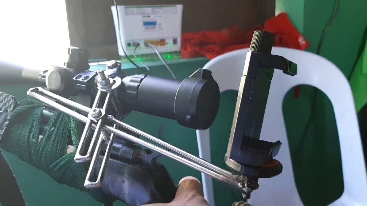 DiY scope and mobile phone adapter - YouTube