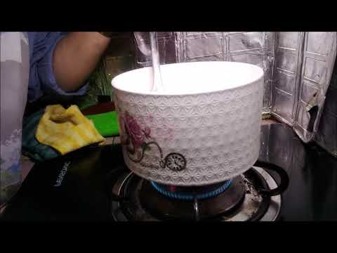 cara buat tairu /susu masam mudah - YouTube