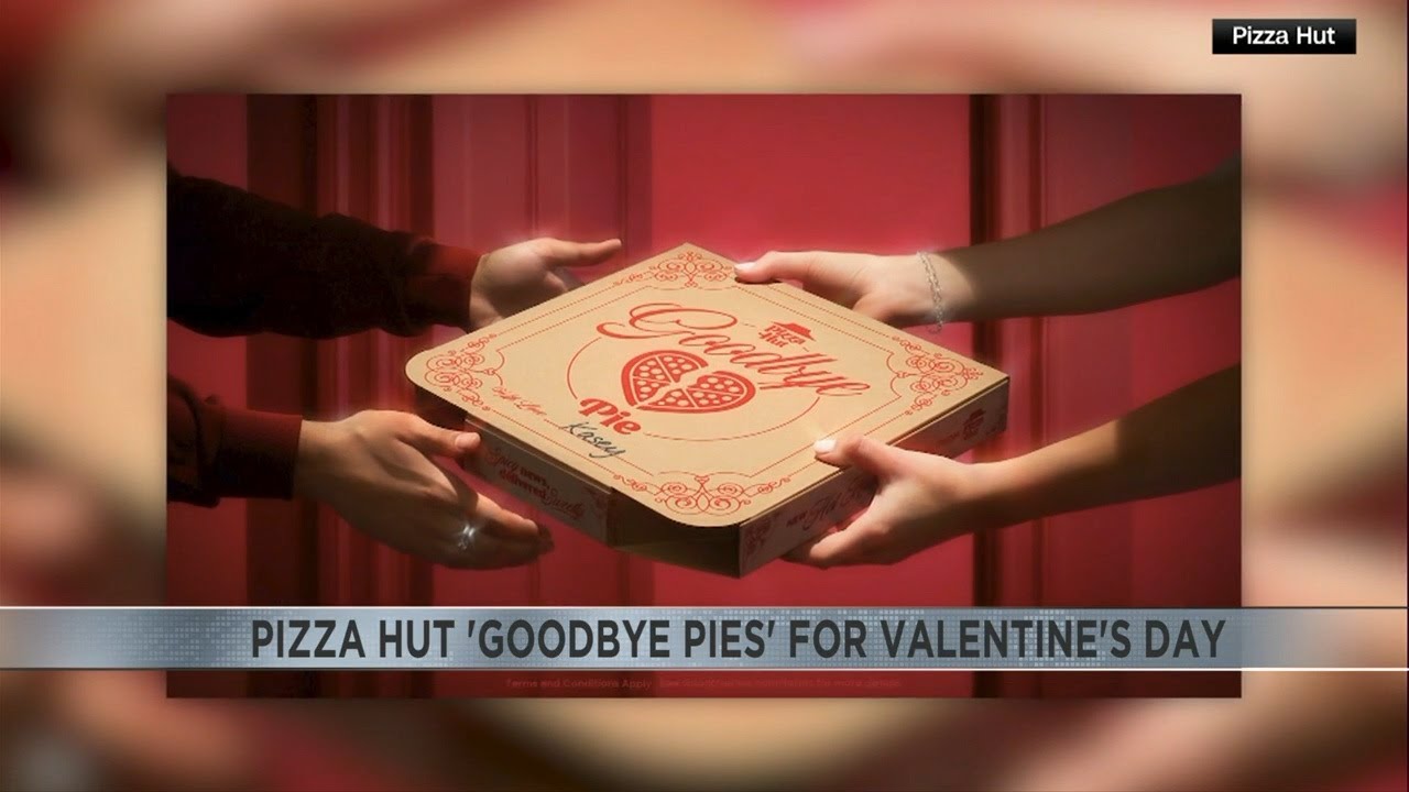Pizza Hut Offering Break-Up Pies for Valentine's Day - YouTube
