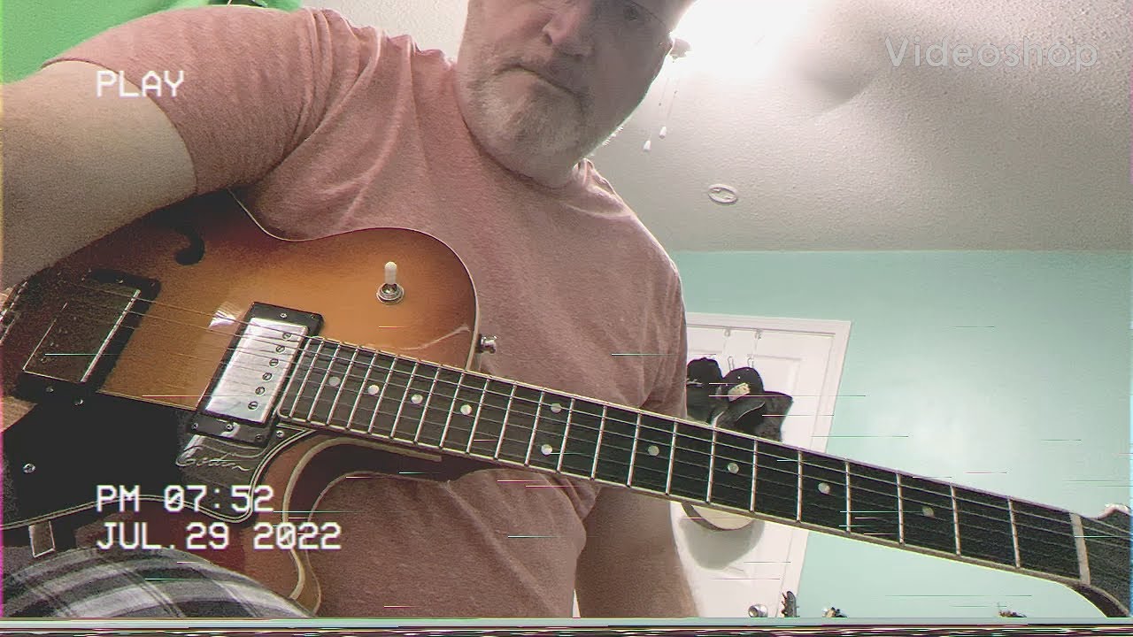 Godin Montreal Premier - loop in Bm - YouTube