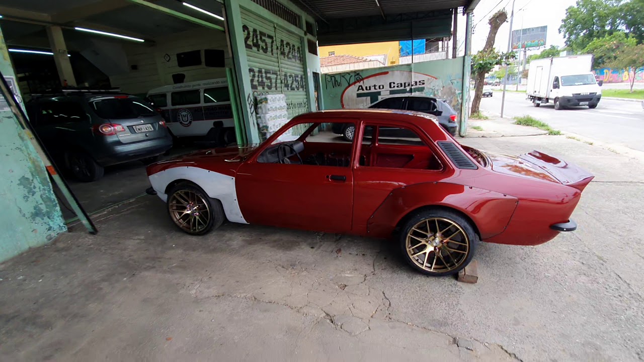 chevette tubarão widebody como ficou no chão , kit body #chevette # ...