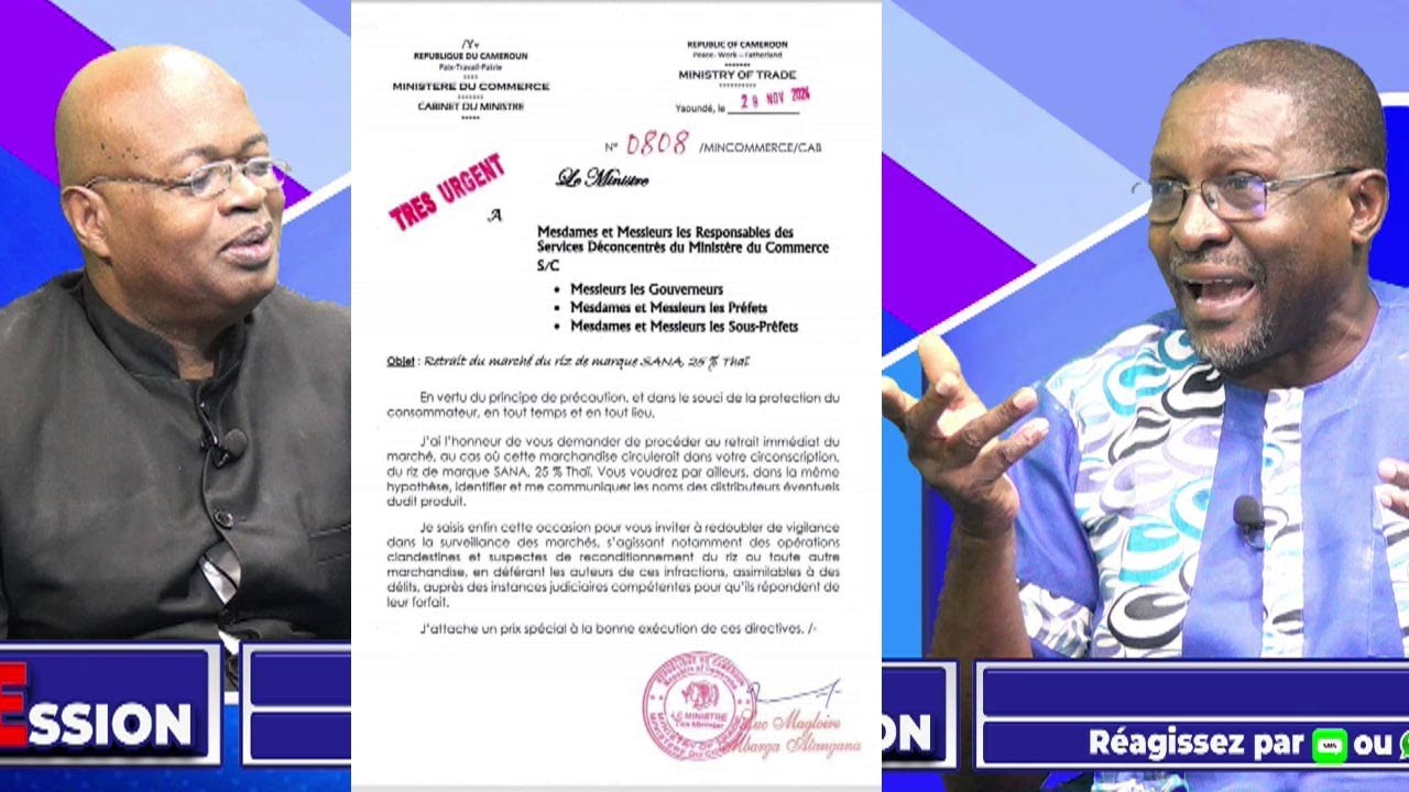 RETRAIT DU MARCHÉ DU RIZ DE MARQUE SANA 25% THAI - LIBRE EXPRESSION DU ...