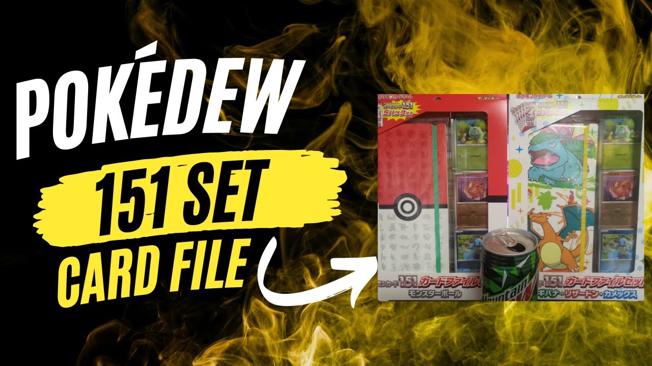 *NEW Japanese 151 Pokemon Card File Boxes | Master Ball Attained! - YouTube