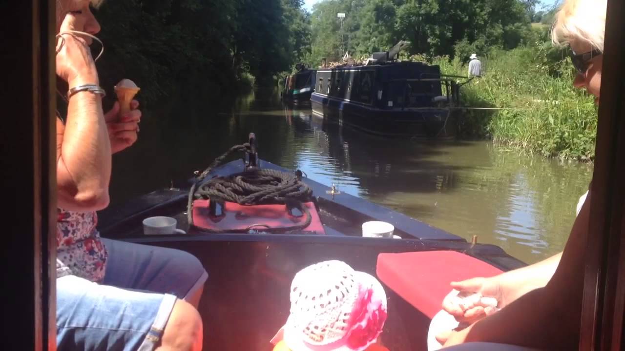 Emily on narrow boat - YouTube