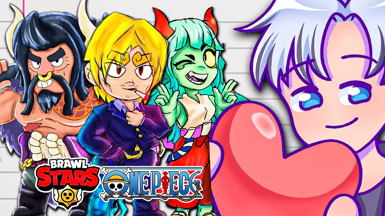 E se o BRAWL STARS fizesse uma parceria com ONE PIECE?? Conceitos de ...