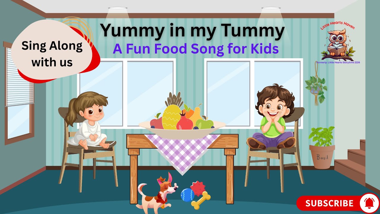 🍎 Yummy in My Tummy! | Fun Food Song for Kids 🍌 - YouTube