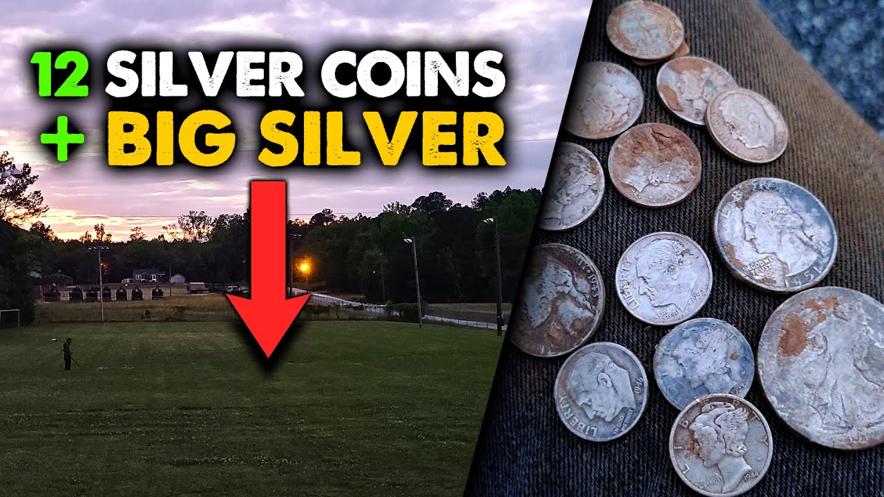 NO WAY! We Missed 12 SILVER COINS + BIG SILVER Metal Detecting ...