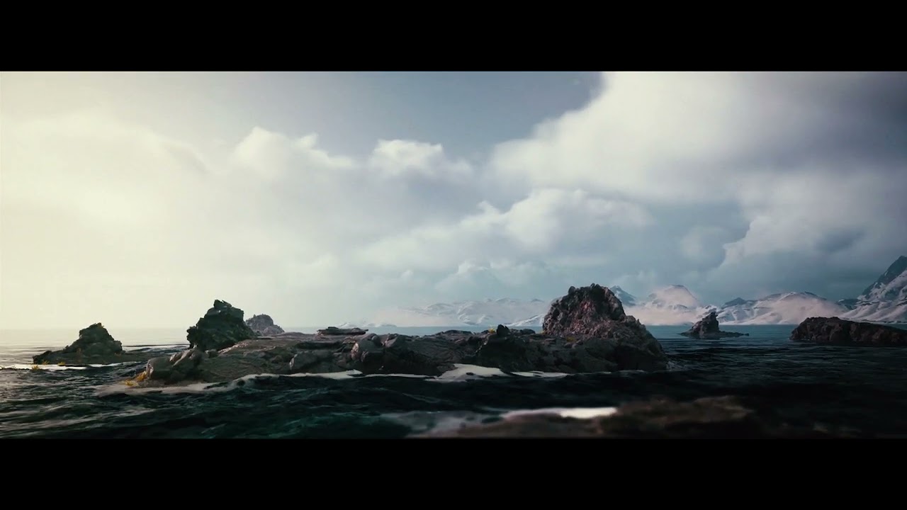 UE5 Ocean Island Render Version 3 - YouTube