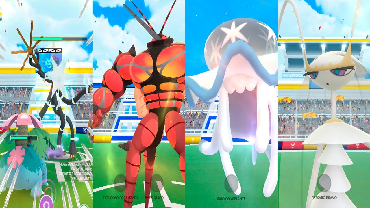 Pokemon Go Quartet Ultra Beasts - Ultra Bestas, Raid, pvp, gym - YouTube