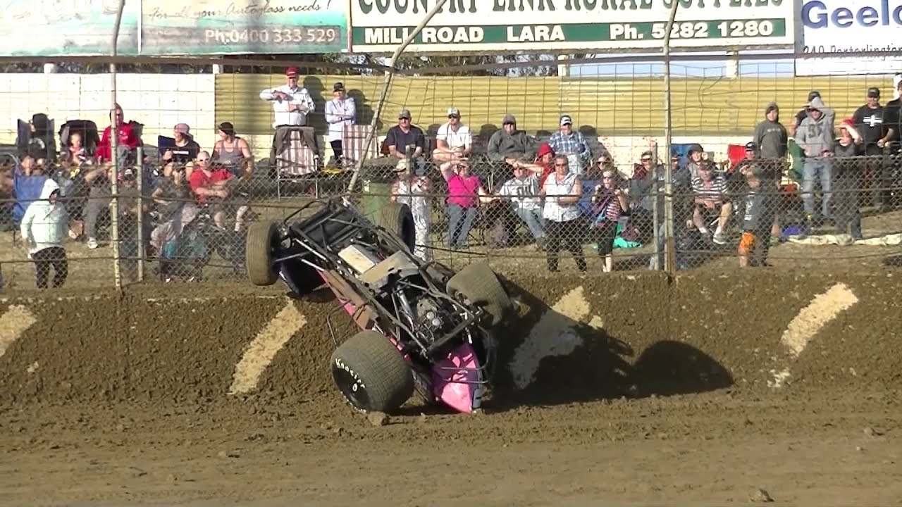 Jesse Nicholas Sprintcar Crash - Avalon Raceway 26/12/13 - YouTube