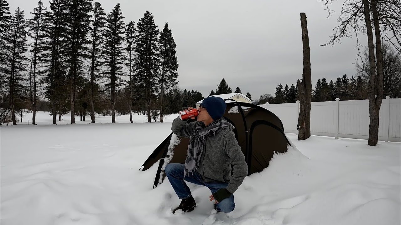 A Cold & Snowy Trail to Redemption (Hot Tent Camping Preparation) - YouTube