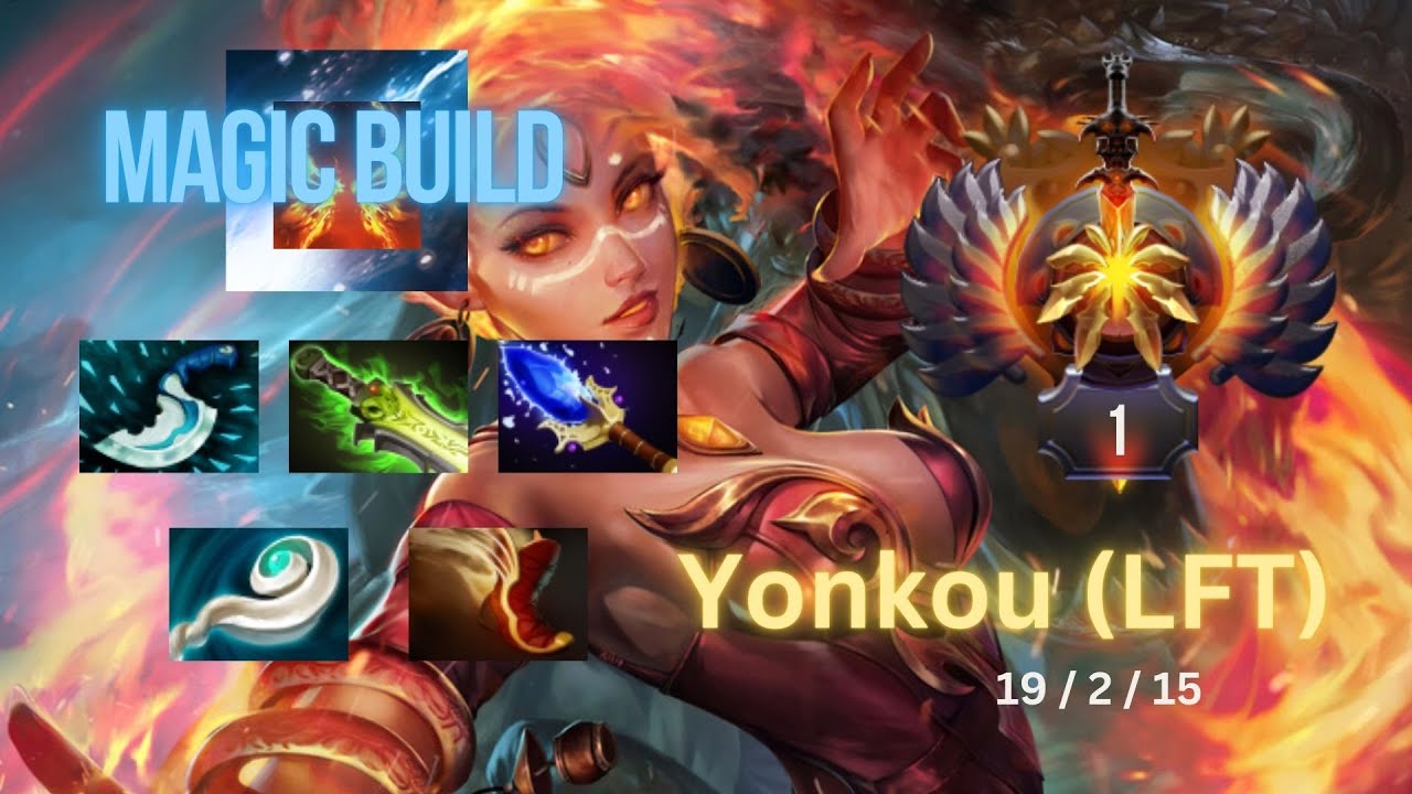 Yonkou's Lina Magic Build Combo Still Effective on 7.35B - YouTube