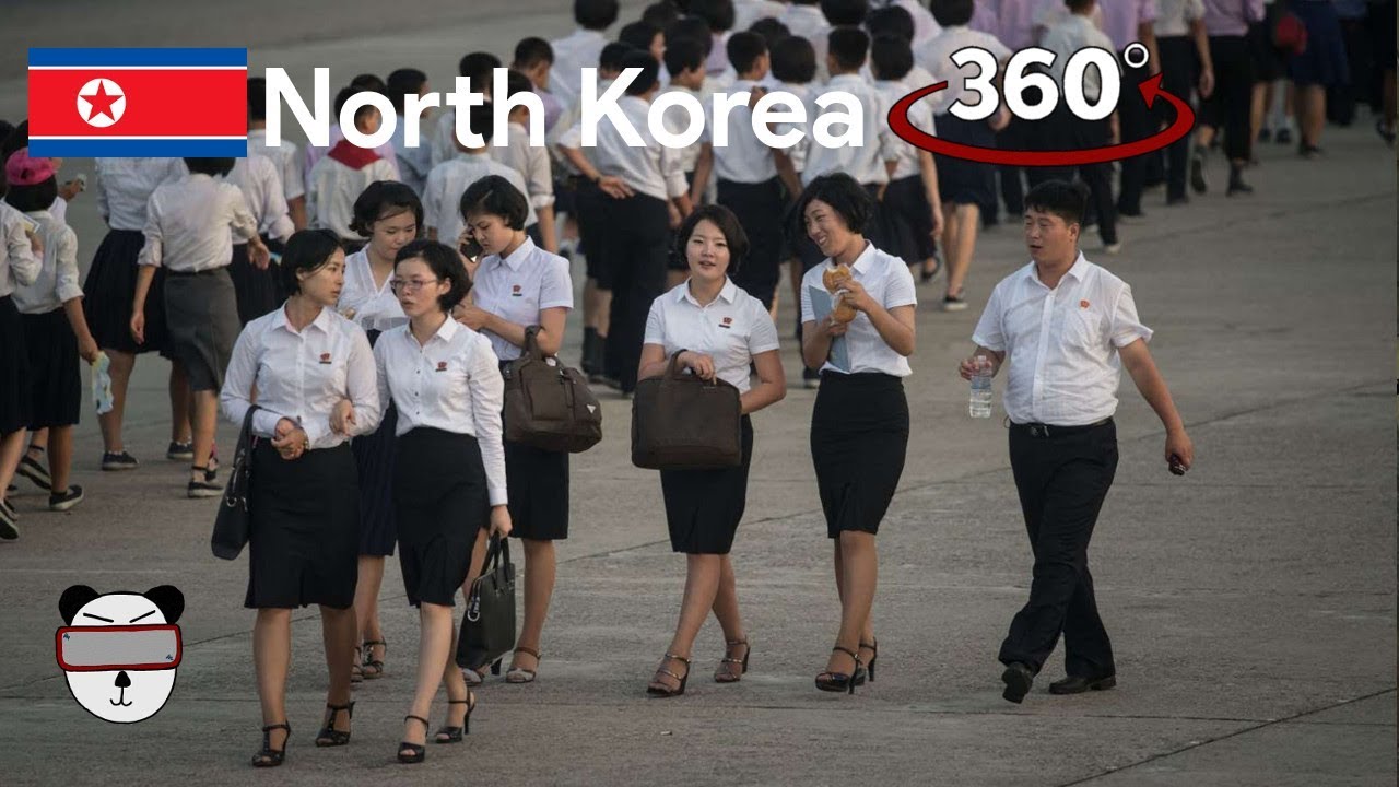🇰🇵 360° Inside North Korea: North Korean Students | Pyongyang, North ...