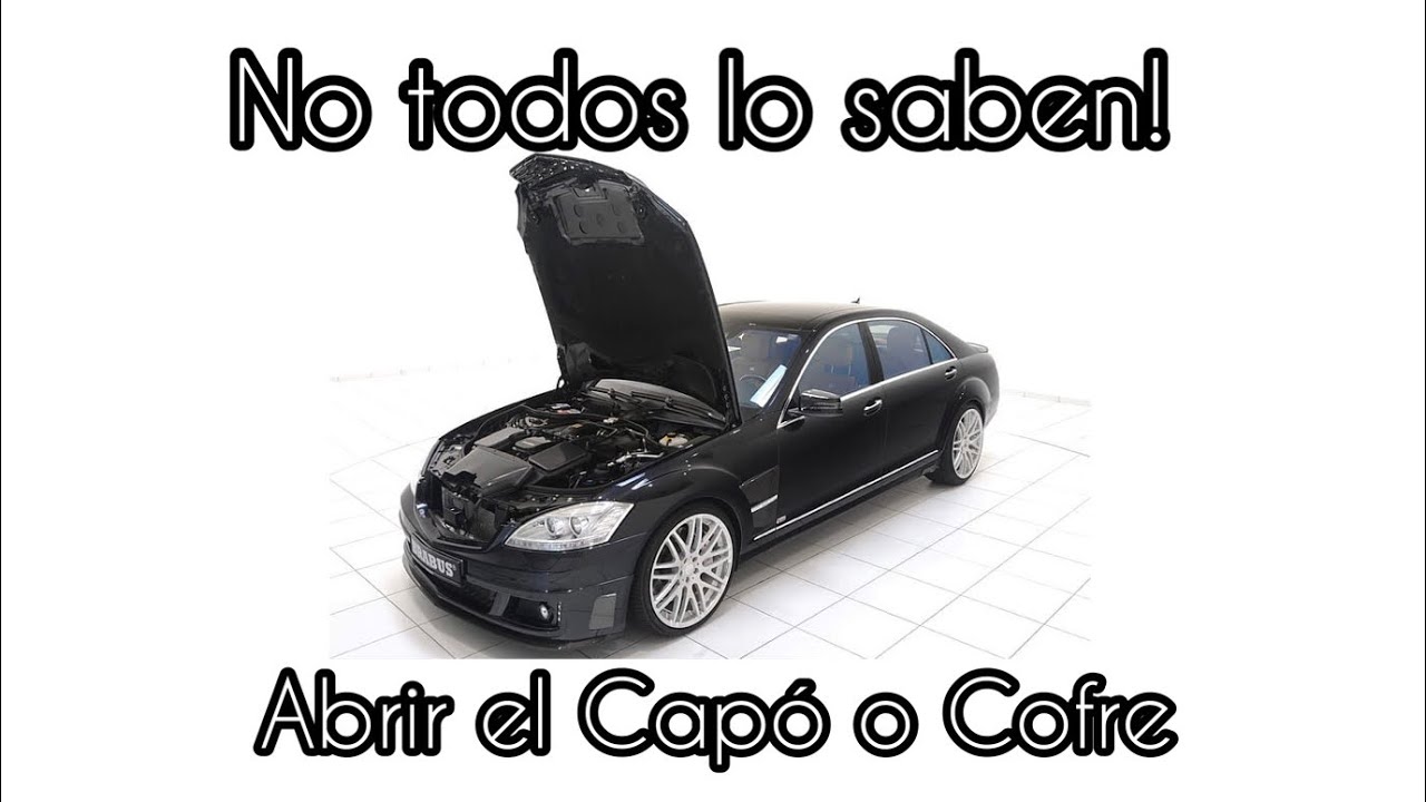 NO TODOS SABEN ESTO! Tutorial de Como abrir y cerrar el Capo, cofre o ...