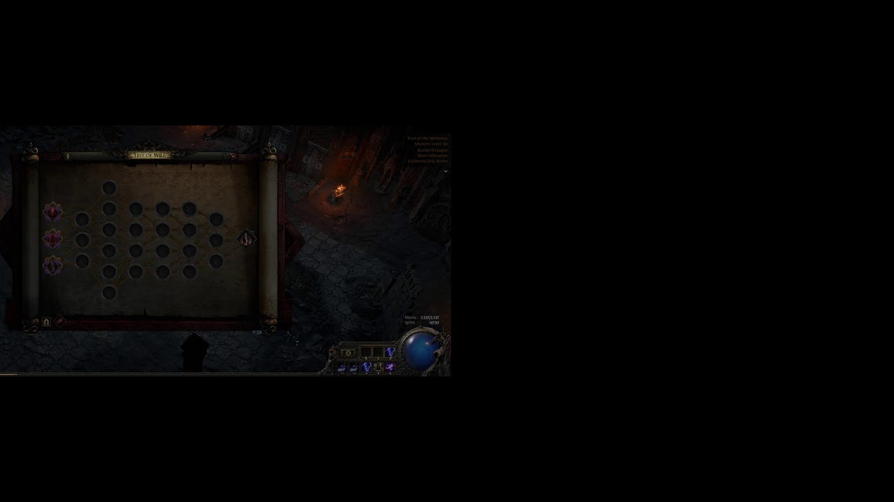 PoE 2 - Stat stacking gemling legionnaire - running trial of sekhemas ...