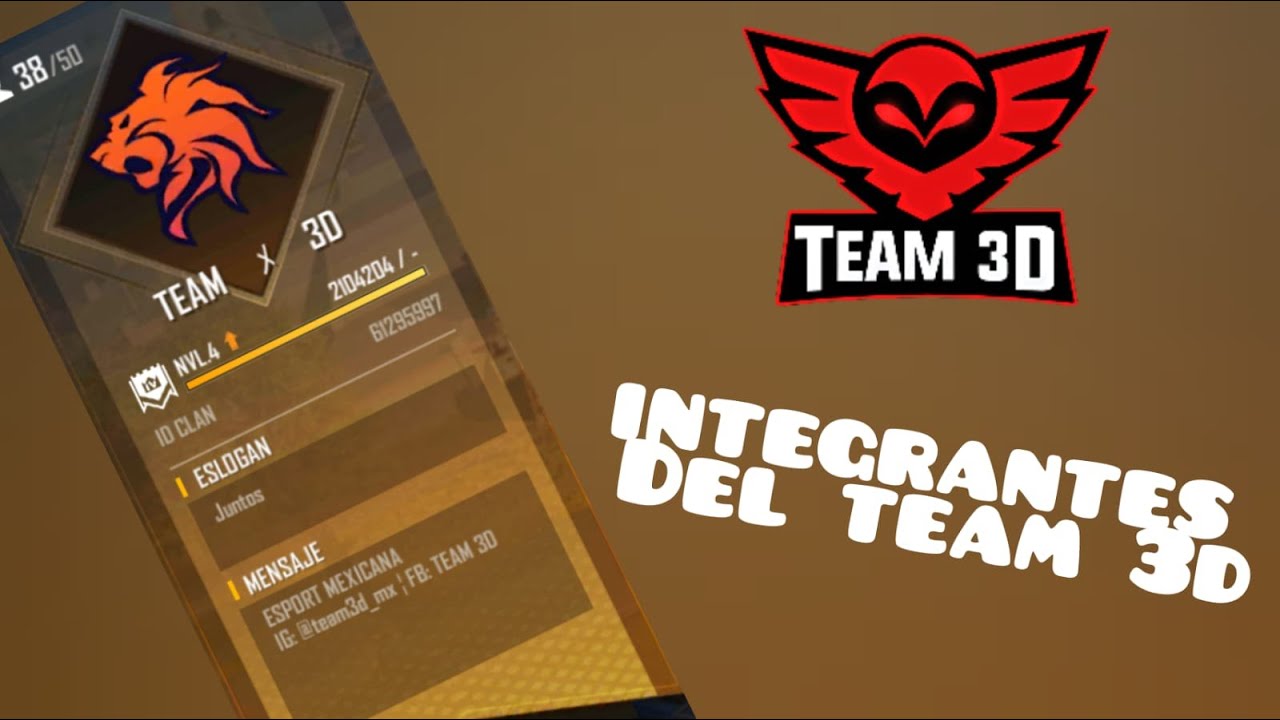 Así lucen los integrantes del @team3d_mx - YouTube