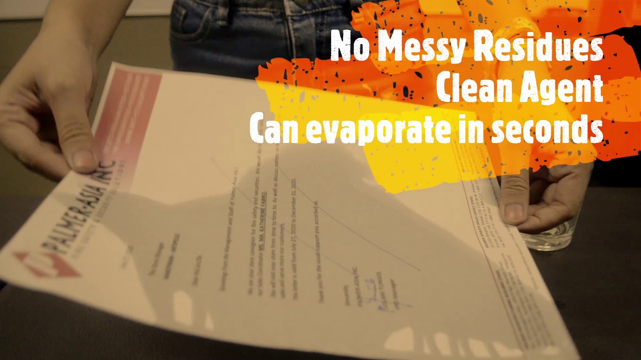 Palmer Asia Inc's Halotron Fire Extinguisher - YouTube