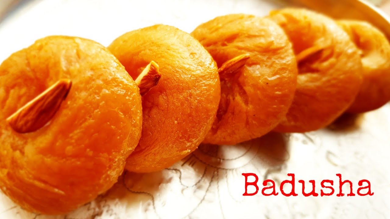 Perfect Badhusha recipe | Sweet shop style juicy Balushahi | Badhusha ...