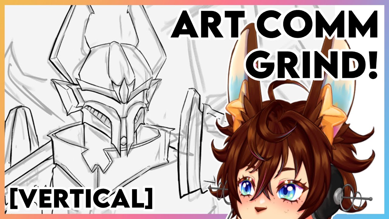 [VERTICAL] Art Commissions Grind - Let's work on some art! #shorts ...