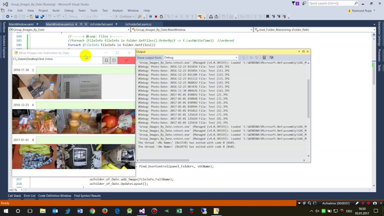 WPF: Order Files GetFiles.OrderBy - YouTube