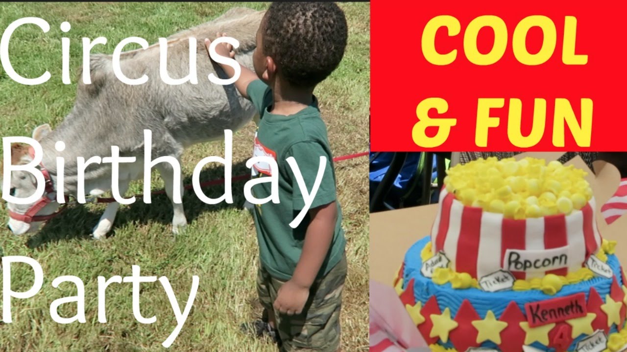 Cool Circus Themed Birthday Party-The Minor Life Family Vlogs - YouTube