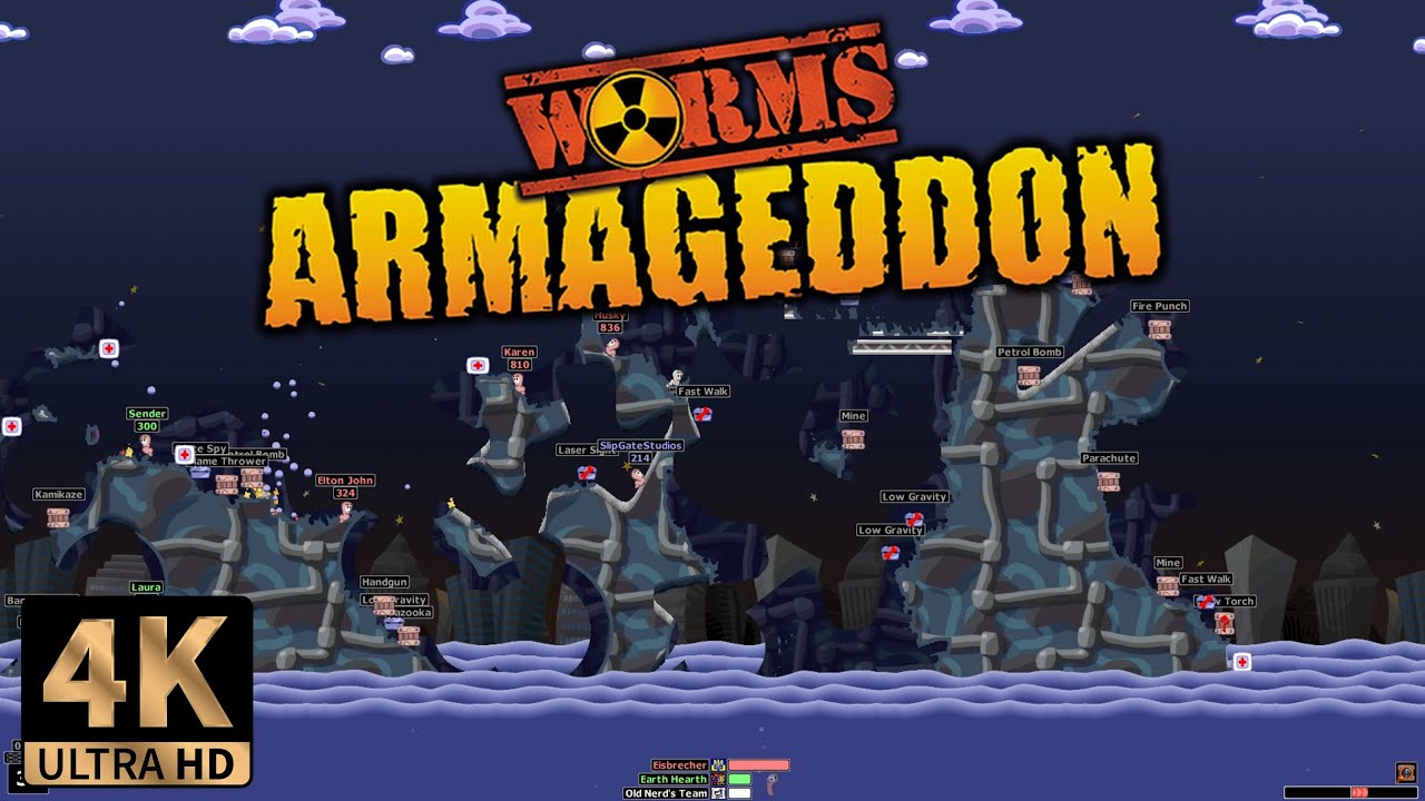 Worms Armageddon Online (WormNET) | Kaos | PC 4K - YouTube