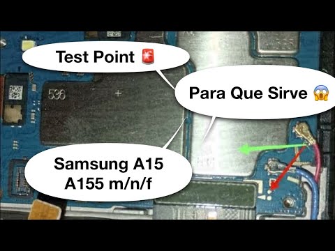 Test Point Samsung A15 A155M A155F A155N y Para Que Sirve 😱 🙊🚂🥳🫡 - YouTube