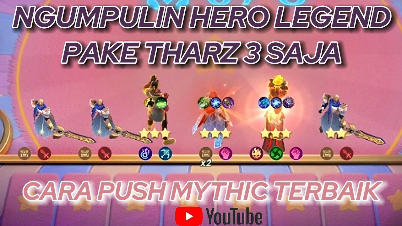 PUSH MYTHIC THARZ 3 || CARA CEPAT NAIK MYTHIC PAKE THARZ 3 - YouTube