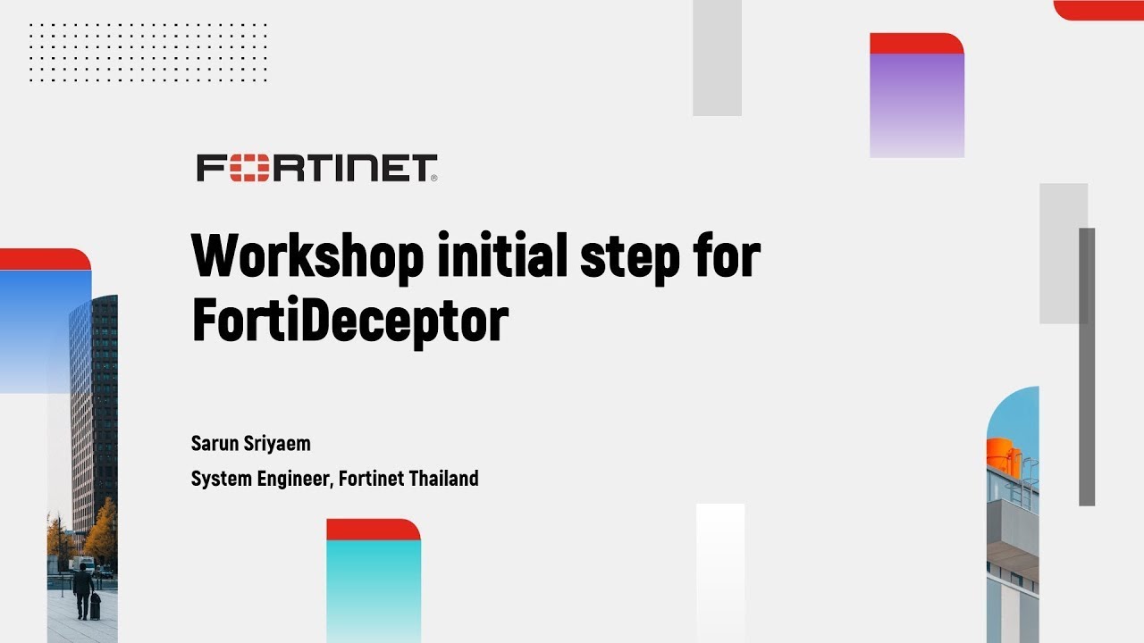 Workshop: Demo Initial step for FortiDeceptor - YouTube