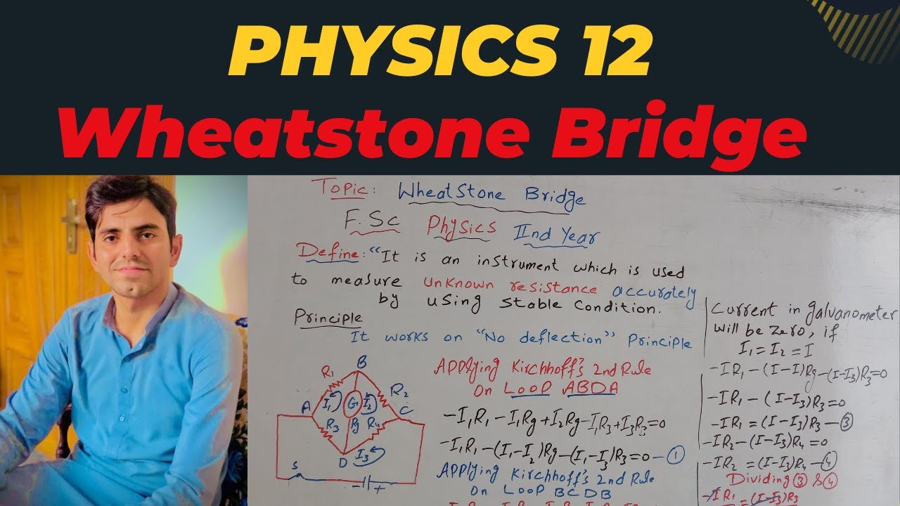 WHEATSTONE BRIDGE | CHAPTER 13 | CURRENT ELECTRICITY | CLASS 12 | 100% ...