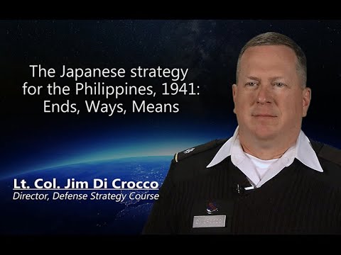 The Japanese strategy for the Philippines, 1941: Ends, Ways, Means with ...