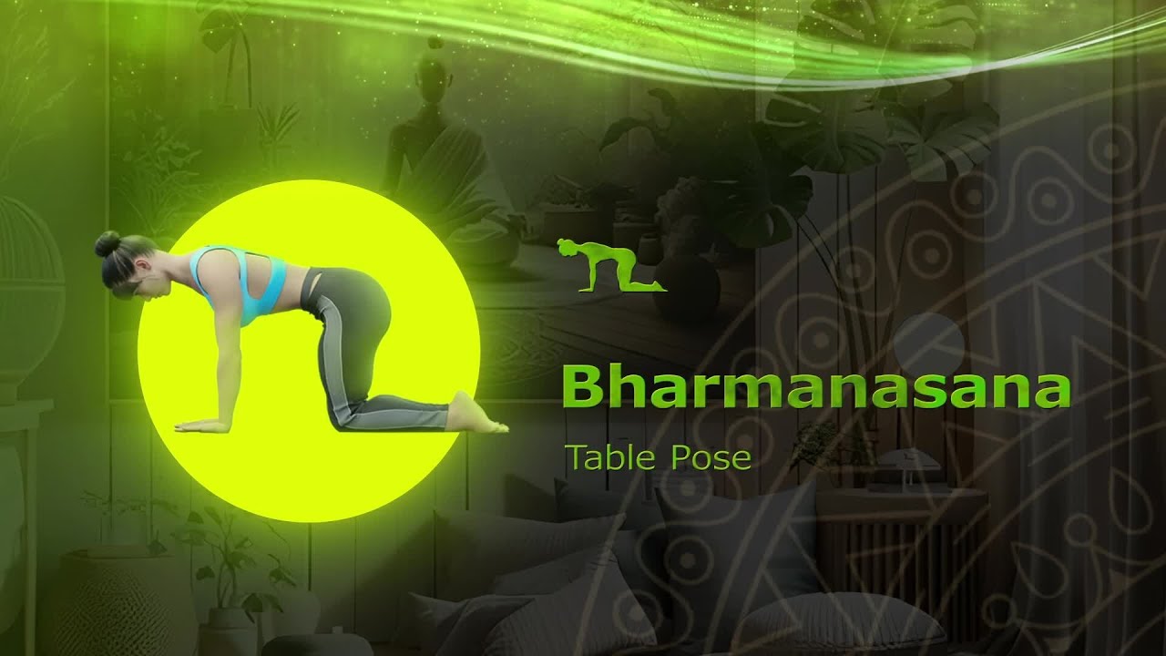 Bharmanasana | Table Pose | Beginner Yoga | Uni Smart Fitness - YouTube