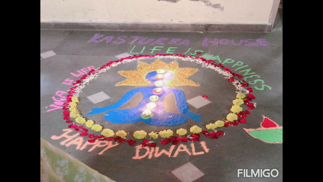 # go green# rangoli ideas# schl competition #2021 - YouTube