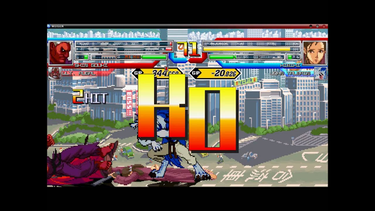 Mugen Fighting Jam Lifebar Demo - YouTube