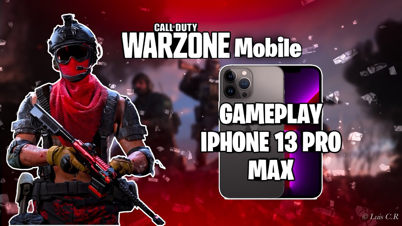 Warzone Mobile en iPhone 13 pro max gameplay full HD 60 fps - YouTube