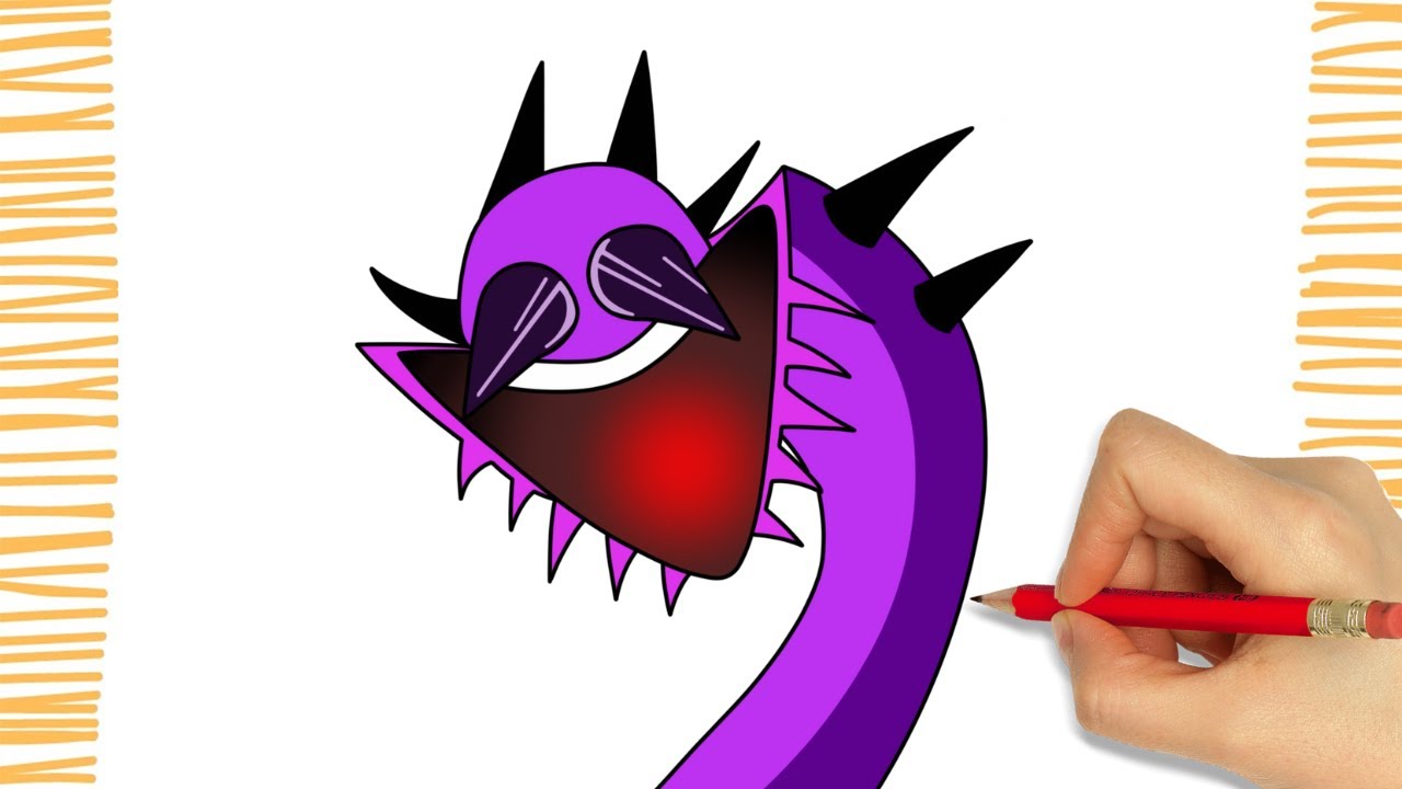 How To Draw a DURPLE PHASE 5 I INCREDIBOX SPRUNKI - YouTube