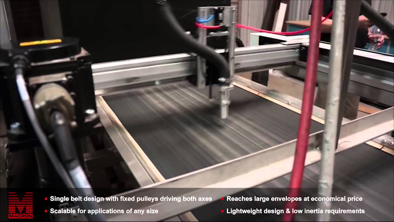 Macron Dynamics HBG-25 High Speed H-Bot Gantry - YouTube