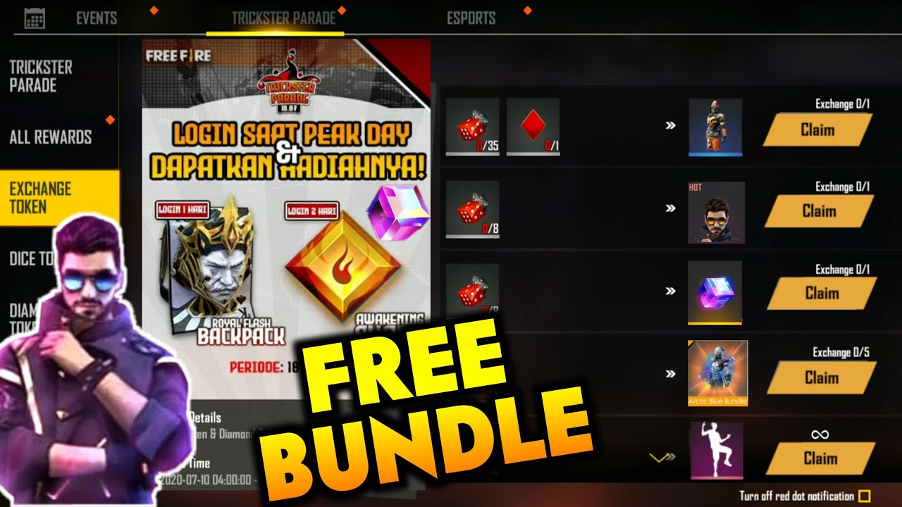 HOW TO GET FREE FLAME FIRE FIGHTER BUNDLE || NEW BUNDLES FREE FIRE ...