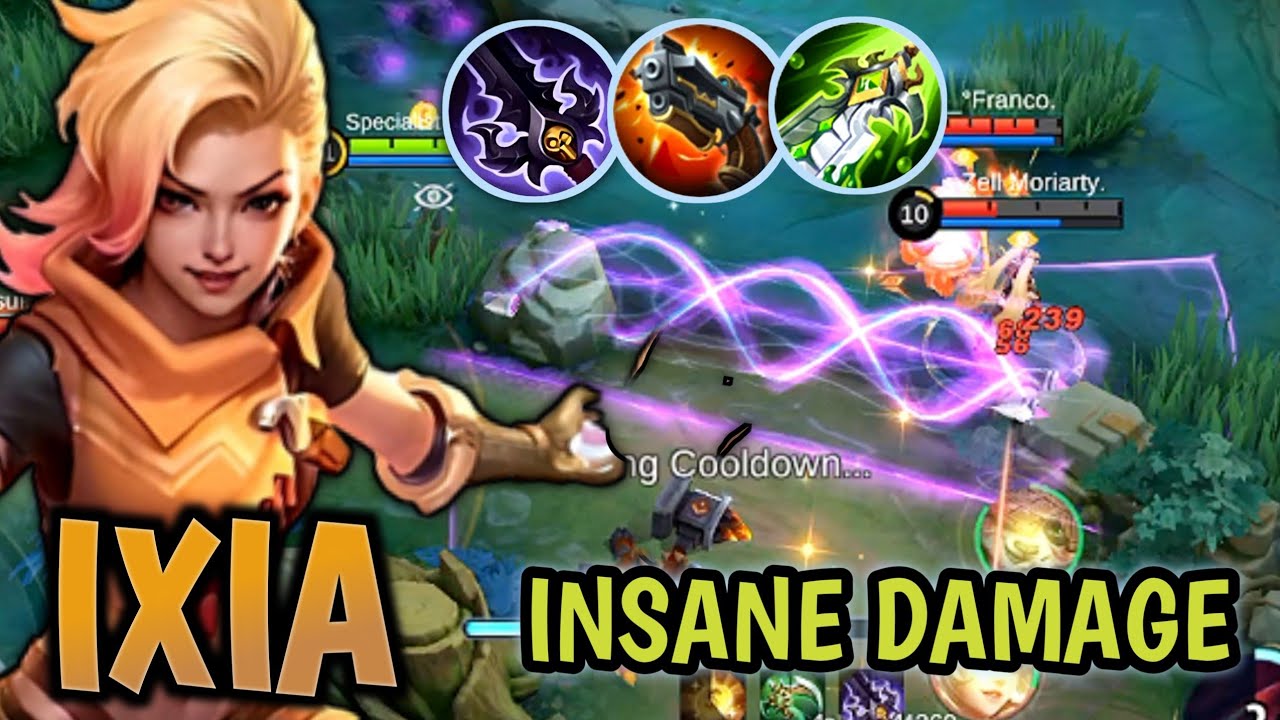 Ixia Full Build Damage - Build Top 1 Global Ixia ~ MLBB - YouTube
